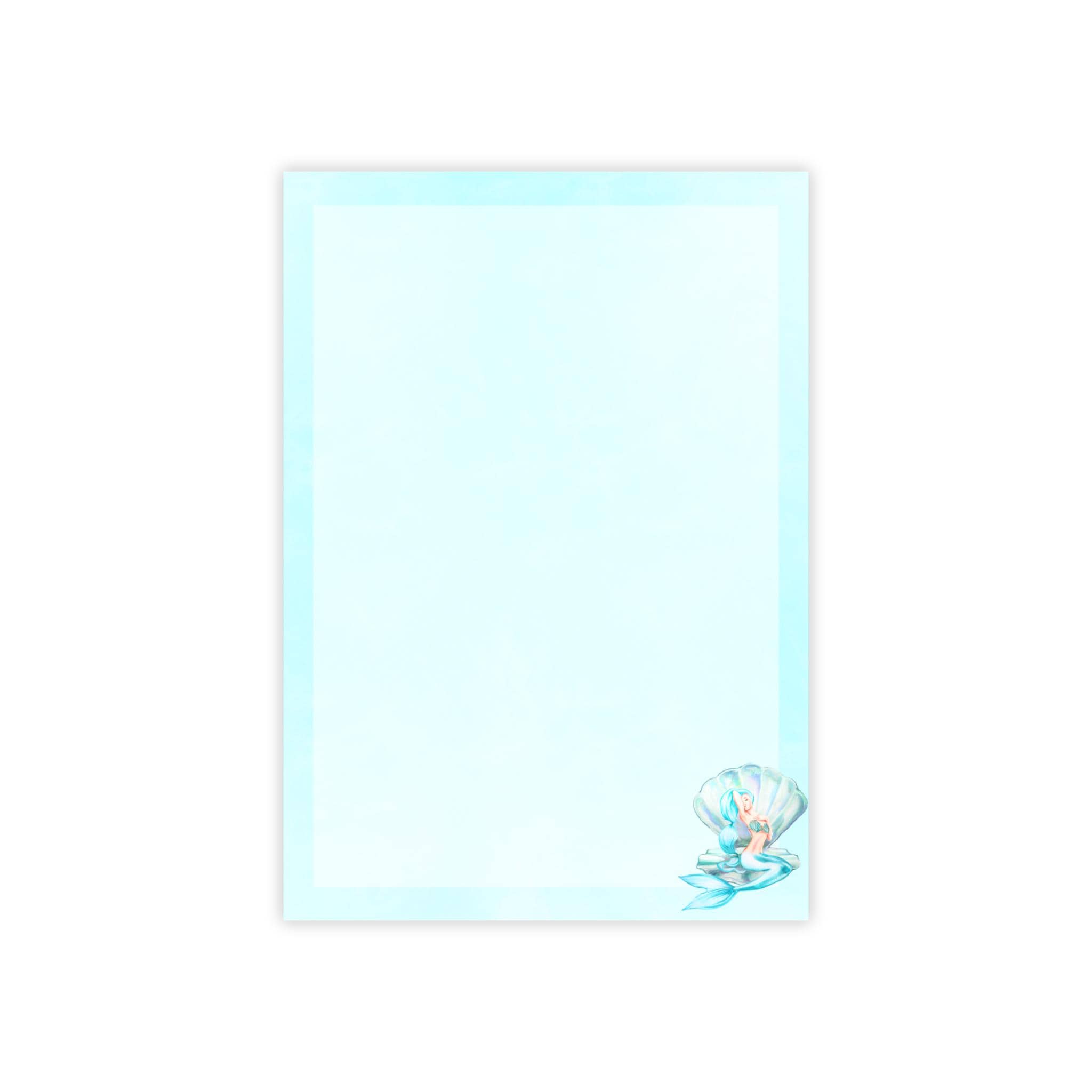 Mermaid Post-it® Note Pads, Blue Post It Notes, Ocean Post It Sticky ...