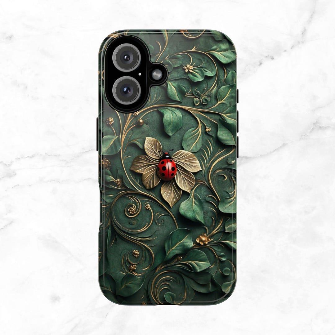 Lucky Ladybug Phone Case, Ladybug iPhone Case, Phone Case With Ladybug ...