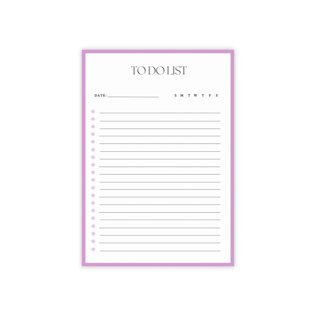 Purple Post-it® Notes, To-do List, Checklist - Etsy