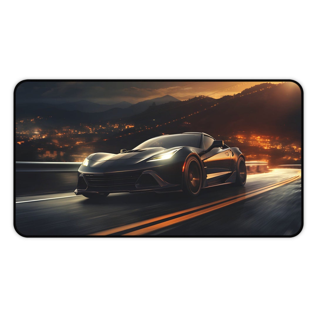 Race Car Desk Mat, Car Desk Mat, Computer Desk Mat, Gaming Desk Mat ...