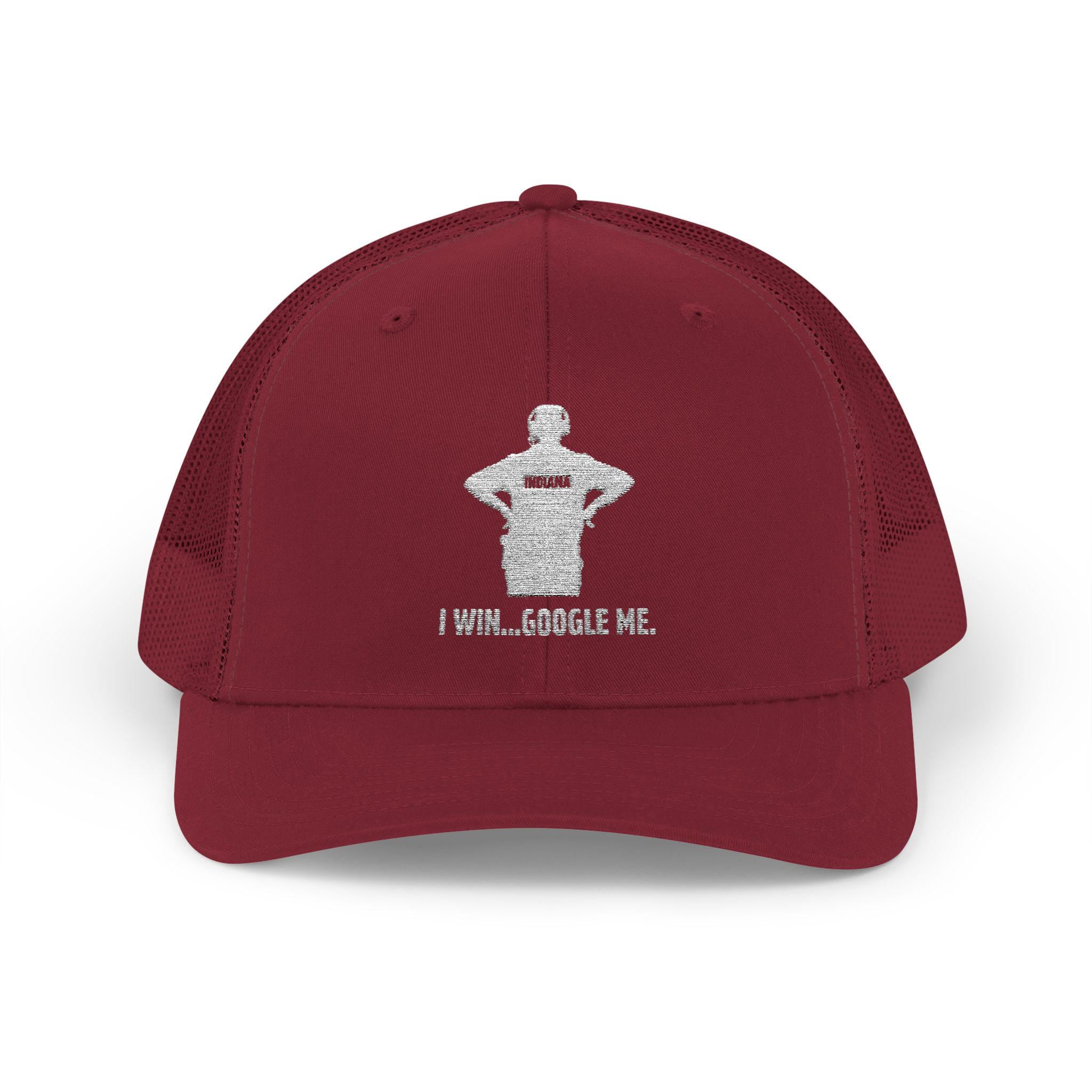 Curt Cignetti I Win Google Me Hat Snapback Trucker Cap | Indiana ...