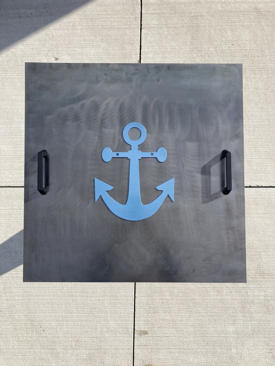 Square Metal Fire Pit Ring Lid Cover - Etsy