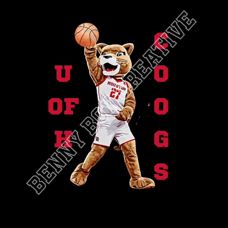 University of Houston Shasta Mascot Digital Design | PNG for T-shirts ...