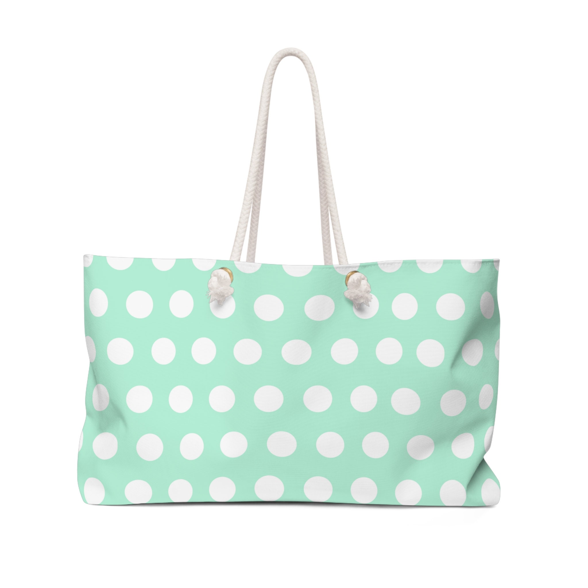 Multiple Colors** || White Polka Dot Hampton Weekender Bag || Weekender ...