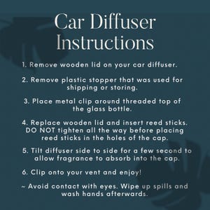 Car Diffuser | Car Air Freshener | Vent Clip Diffuser | Car Accessory ...