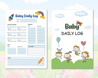 Infant Log | Toddler Daily Log | Day Sheet | My Day Sheet | Daycare ...