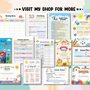 Daycare Daily Routine / Infant & Toddler Daily Schedules / Ideal for in ...