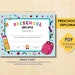Preschool Graduation Sign Preschool Diploma Customizable Pre ...