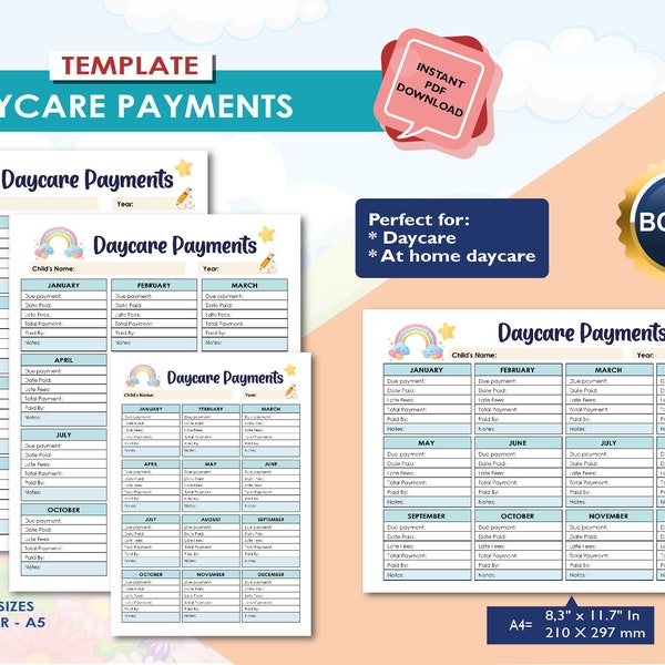 Home Payment Tracker - Etsy