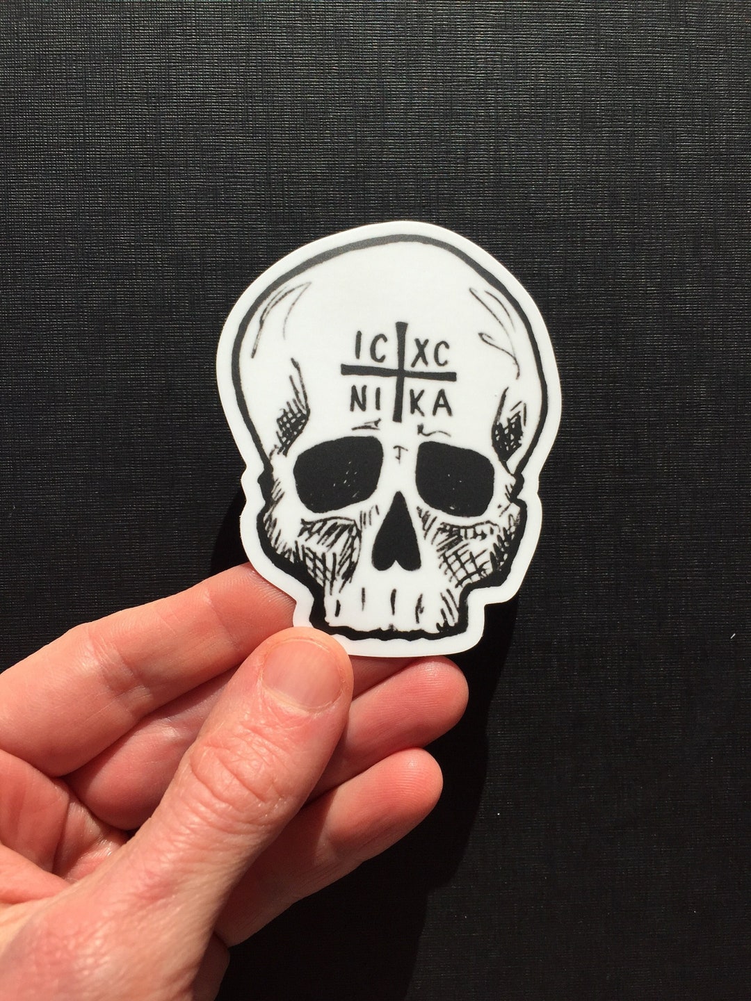 Orthodox Christian Eastern ICXC Sticker, ICXC Skull Sticker, Icxc NIKA ...