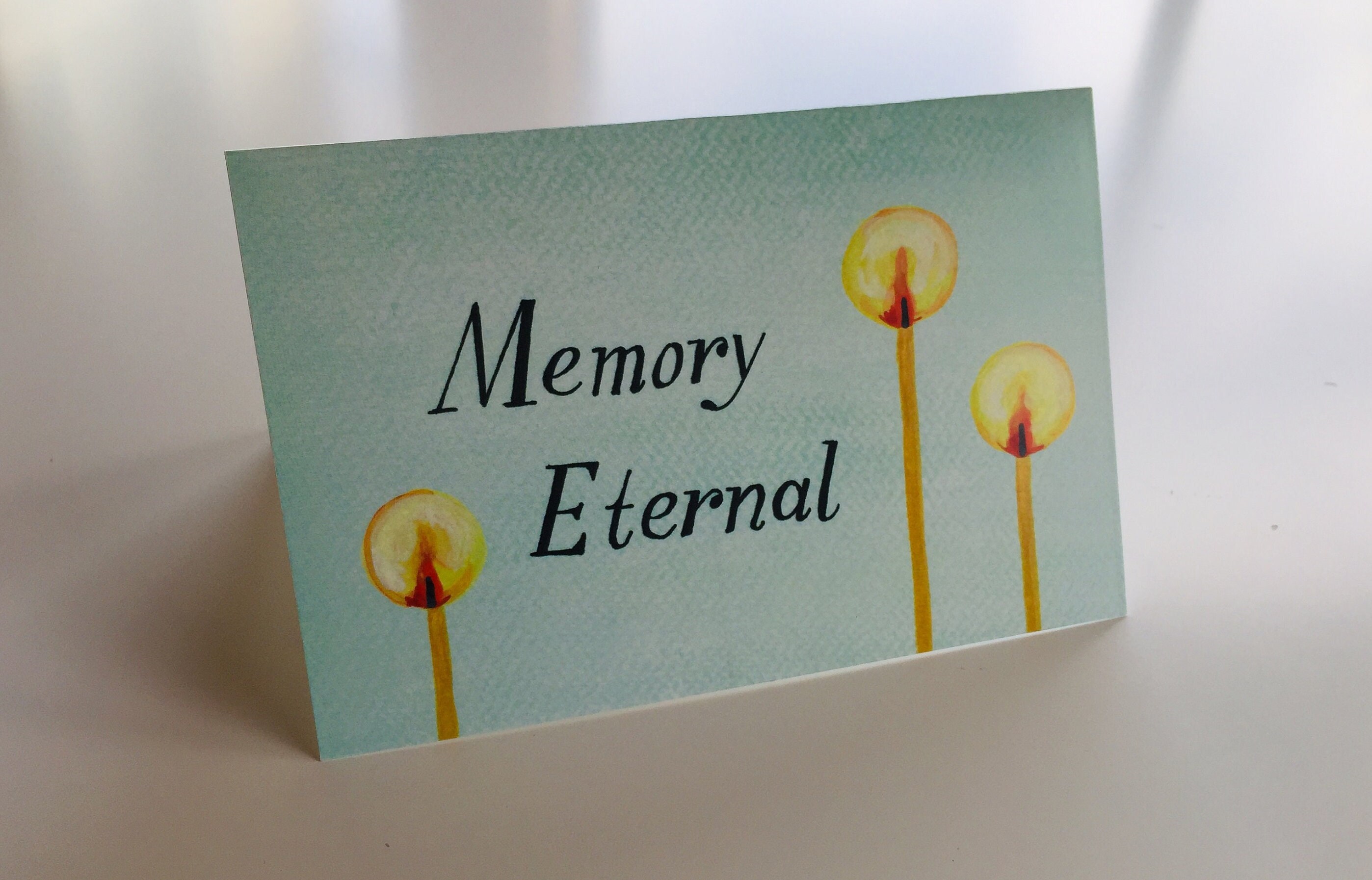 Memory Eternal Greeting Card, Memory Eternal, Condolence Card ...