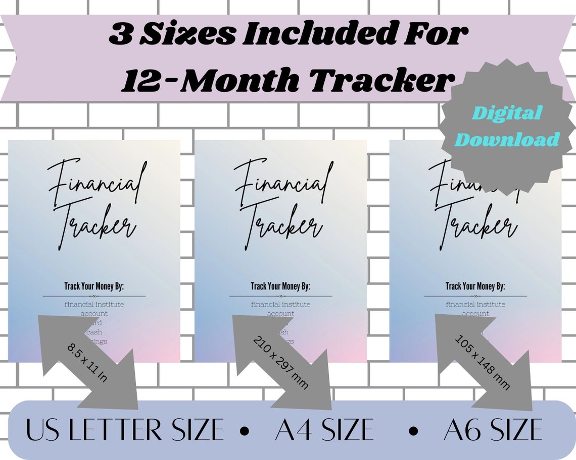 Expense Tracker Planner Packet, Bank Account Tracker, Expense Tracker ...