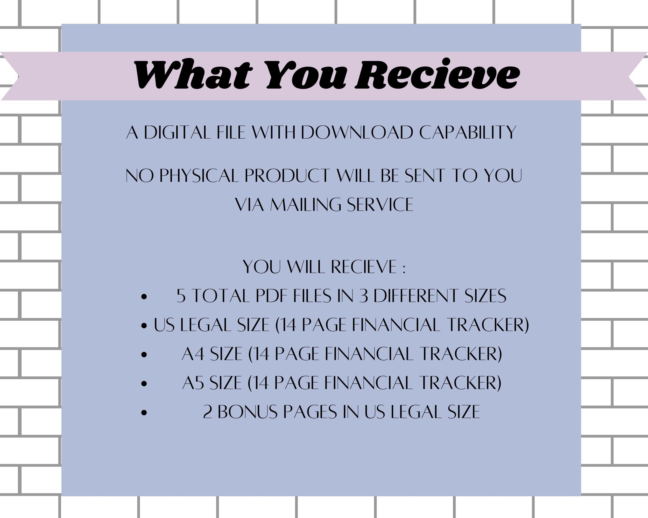 Expense Tracker Planner Packet, Bank Account Tracker, Expense Tracker ...