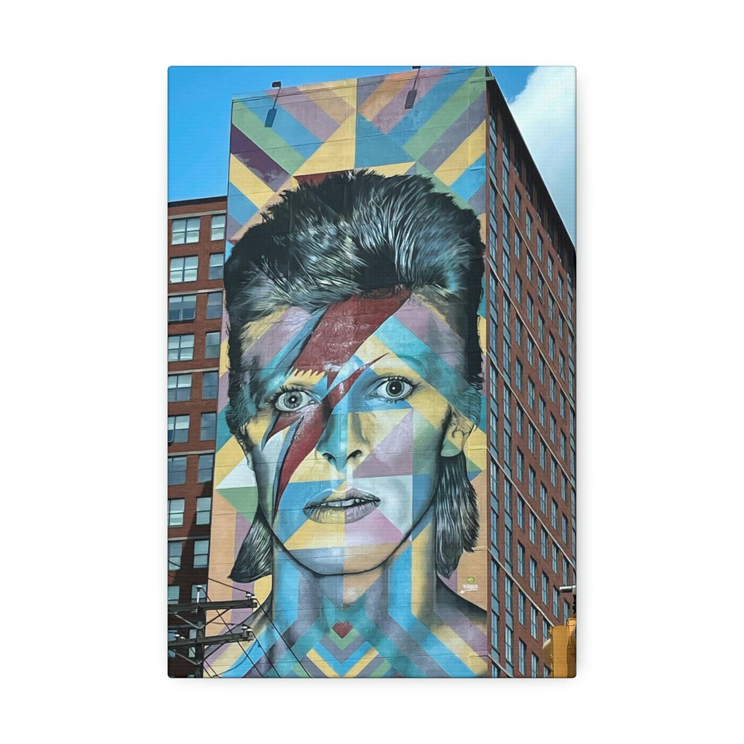 New York Face Canvas - Etsy