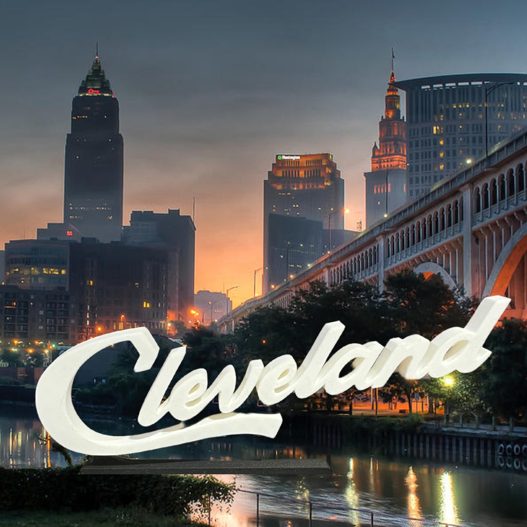 Desktop Cleveland Sign - Etsy