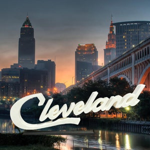 Desktop Cleveland Sign - Etsy