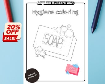 Healthy Habits for Kids: Hygiene Coloring Page and Printables Coloring ...