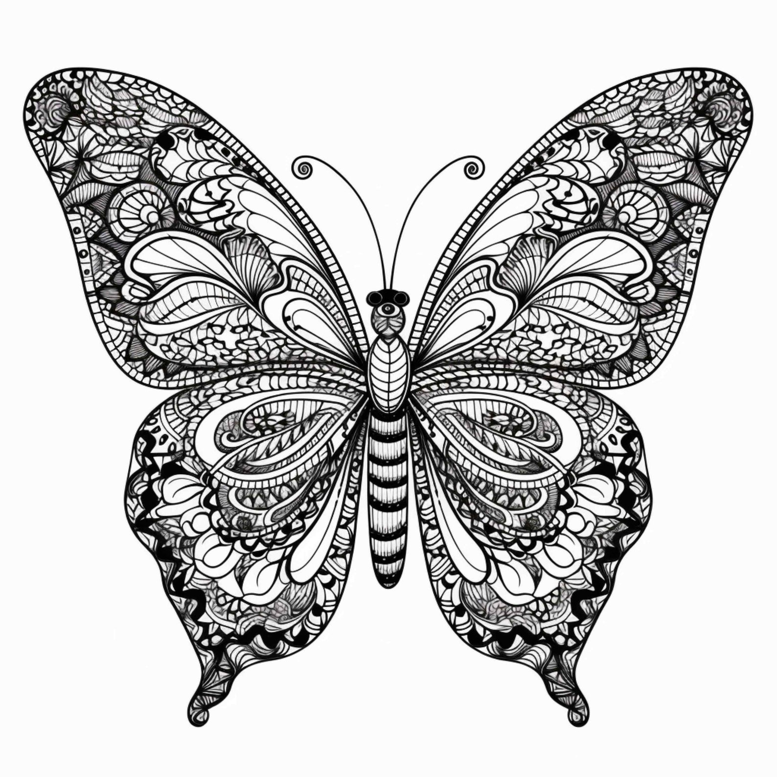 Flutter Into Creativity With 70 Printable Butterfly Colouring Pages ...