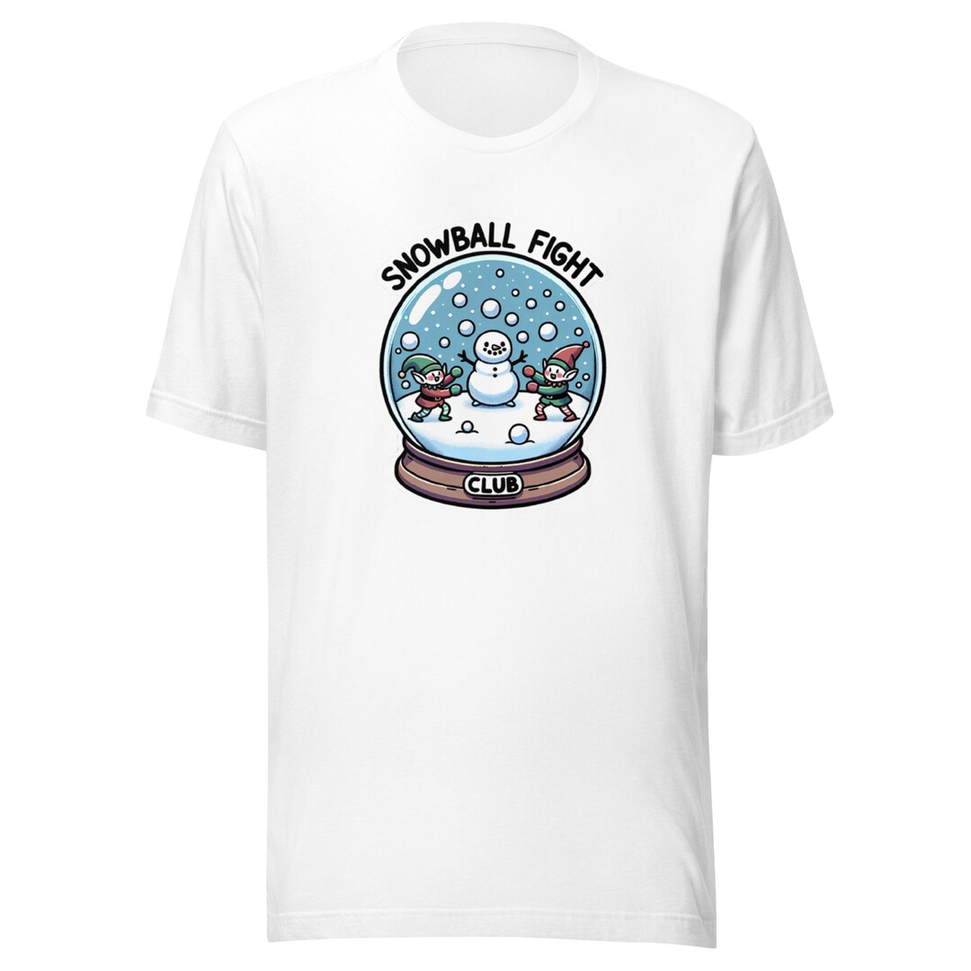 Snowball Fight Tee Classic Winter Battle Shirt Holiday - Etsy