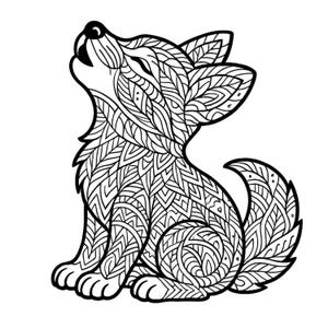 Rare Animal Zentangle Coloring Pages – Detailed Creatures (digital ...