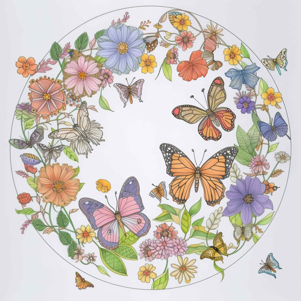 Flutter Into Creativity With 70 Printable Butterfly Colouring Pages ...