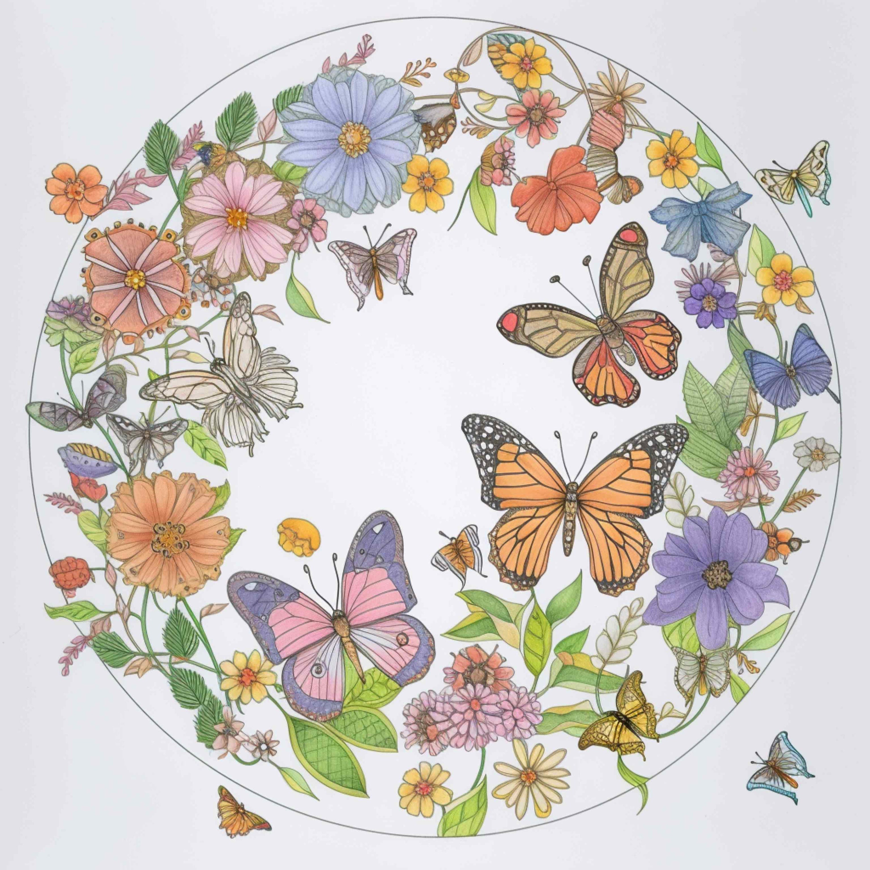 70 Butterfly Colouring Pages | Detailed Designs for Kids & Adults ...