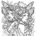 Steampunk Fairy Coloring Pages, Intricate Designs (digital Download) - Etsy