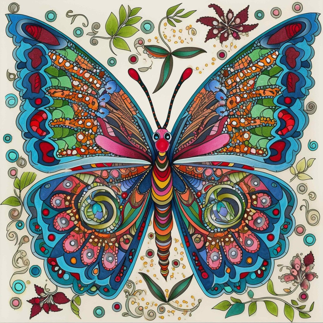Flutter Into Creativity With 70 Printable Butterfly Colouring Pages ...