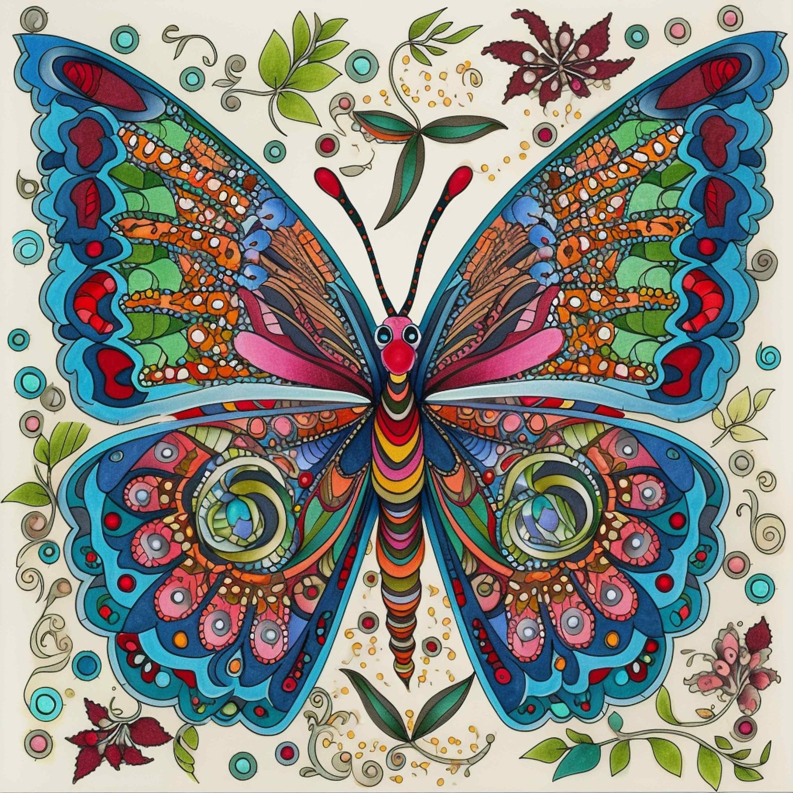 Flutter Into Creativity With 70 Printable Butterfly Colouring Pages ...