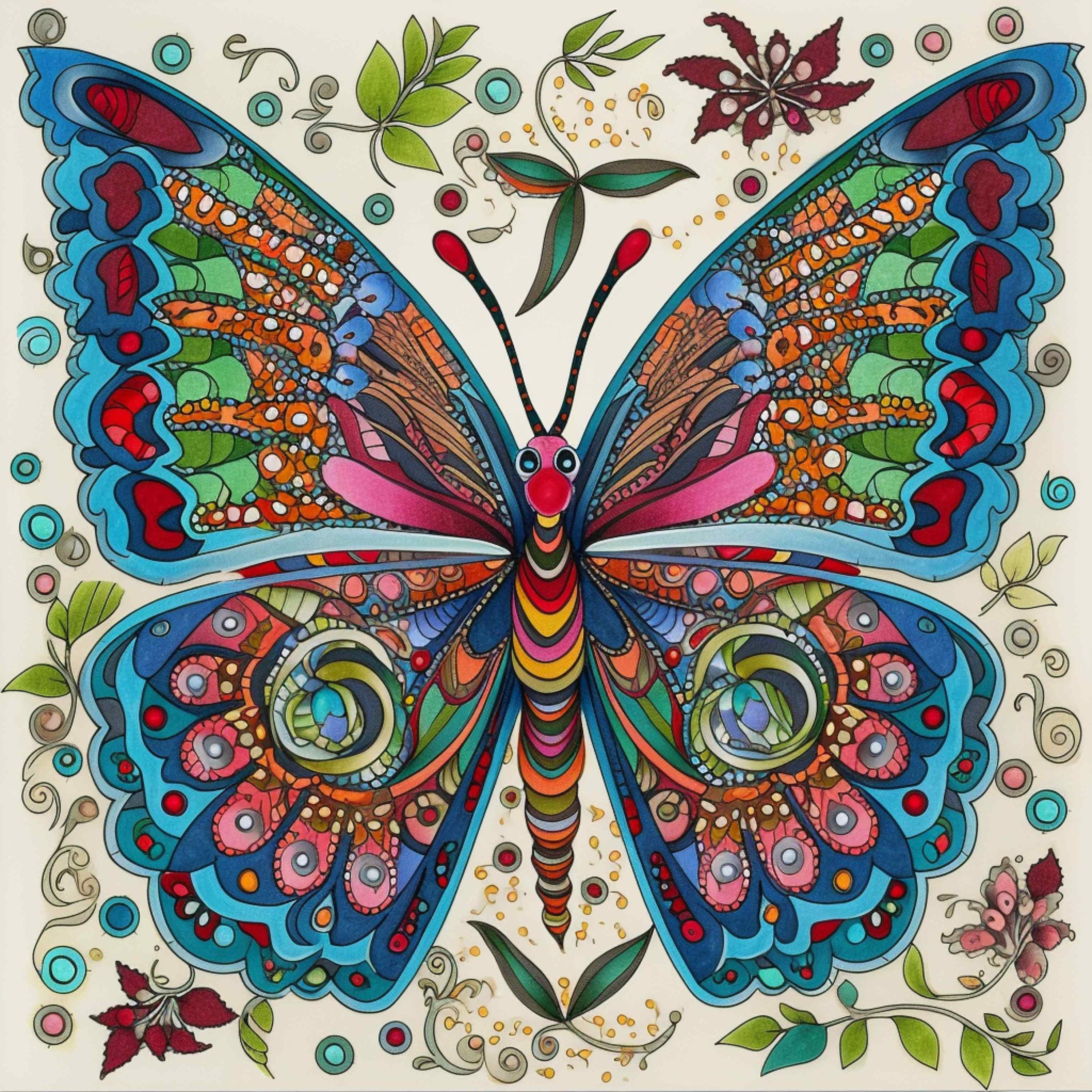 Flutter Into Creativity With 70 Printable Butterfly Colouring Pages ...