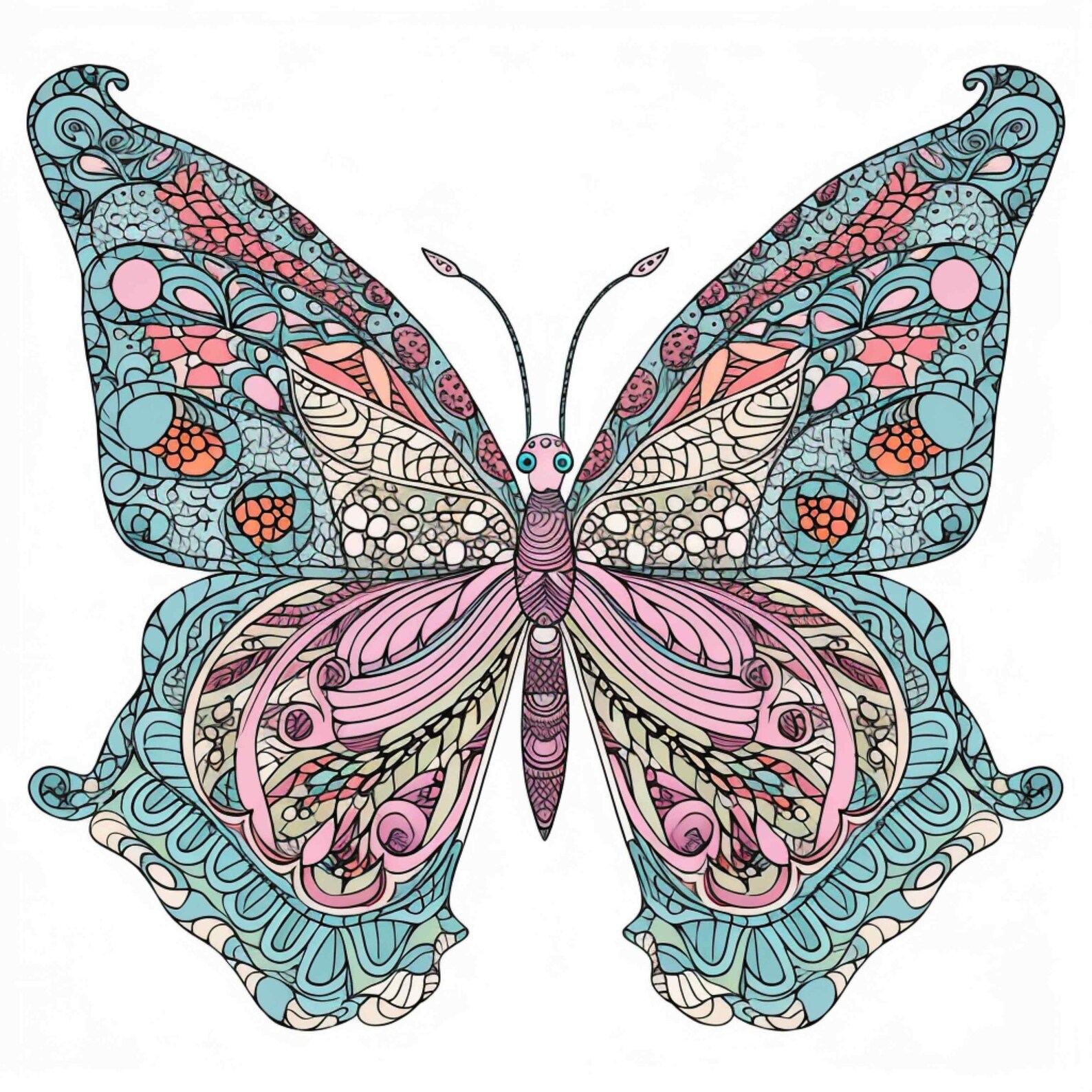 Flutter Into Creativity With 70 Printable Butterfly Colouring Pages ...