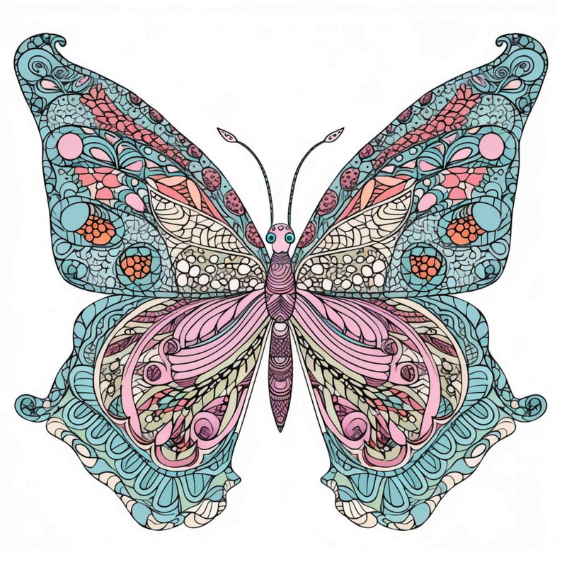 Flutter Into Creativity With 70 Printable Butterfly Colouring Pages ...