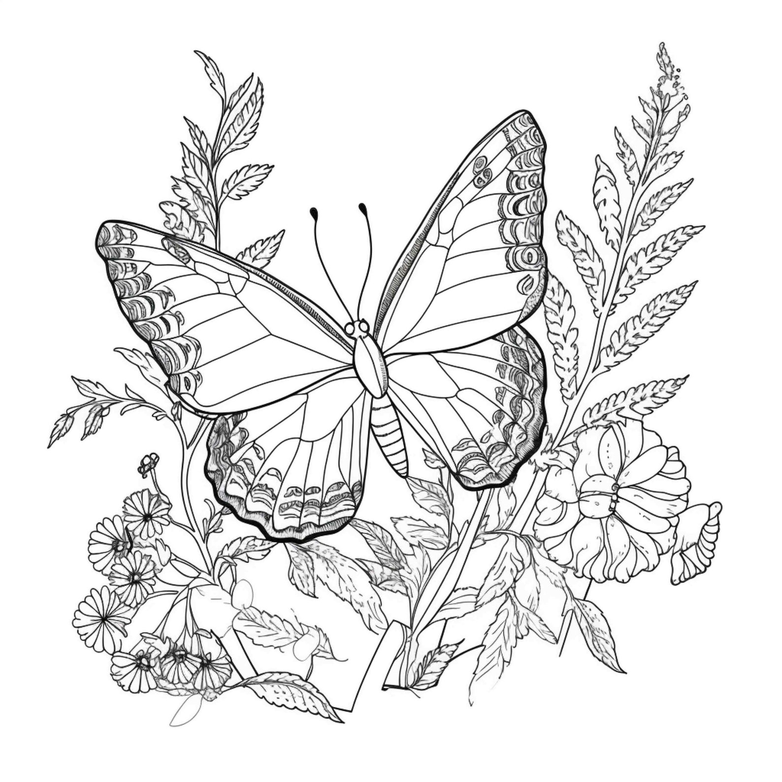 Flutter Into Creativity With 70 Printable Butterfly Colouring Pages ...