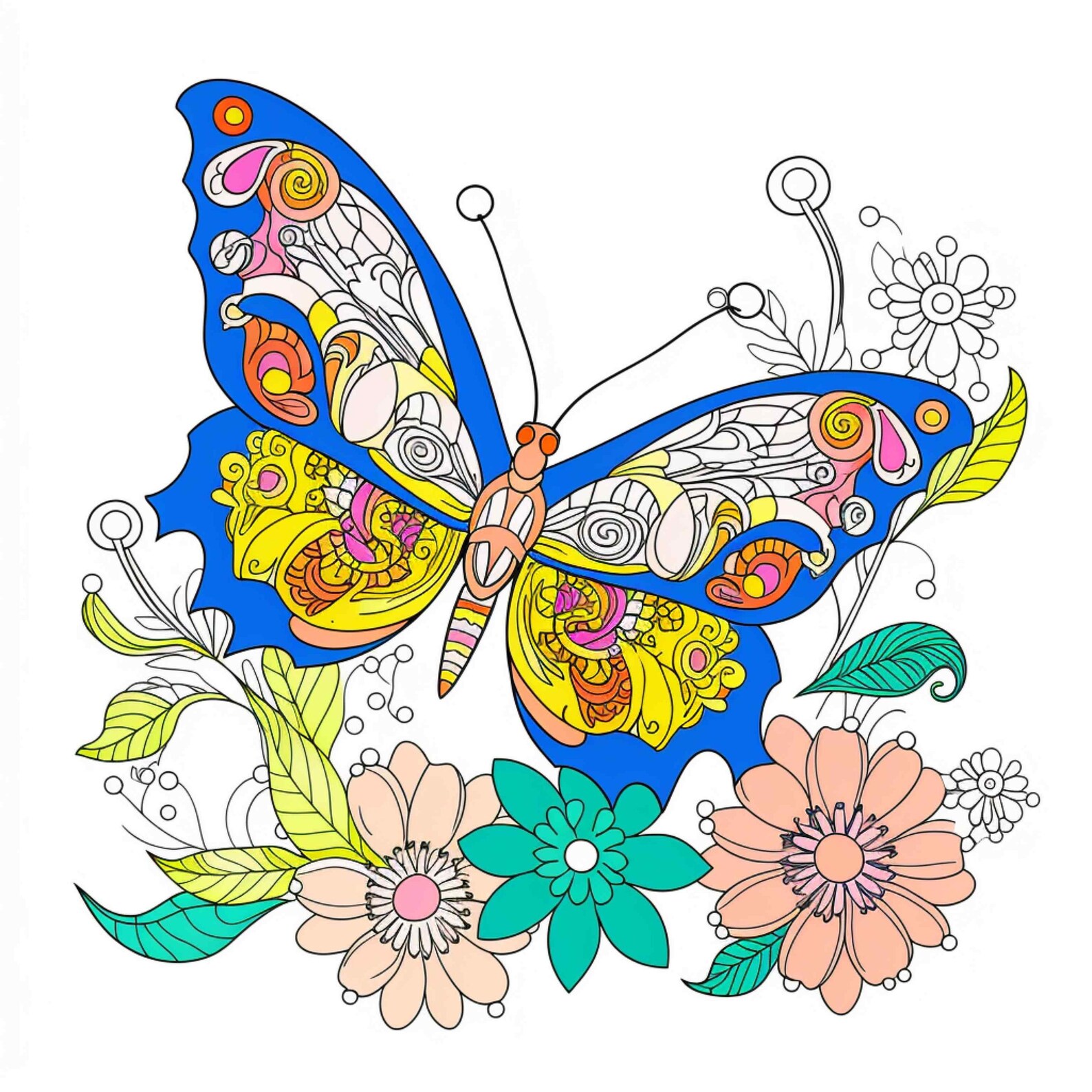 Flutter Into Creativity With 70 Printable Butterfly Colouring Pages ...
