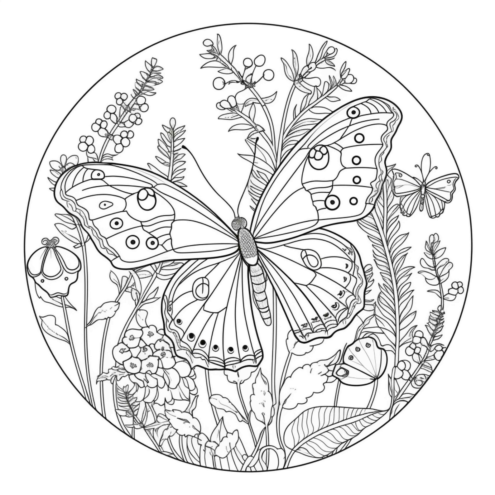 Flutter Into Creativity With 70 Printable Butterfly Colouring Pages ...