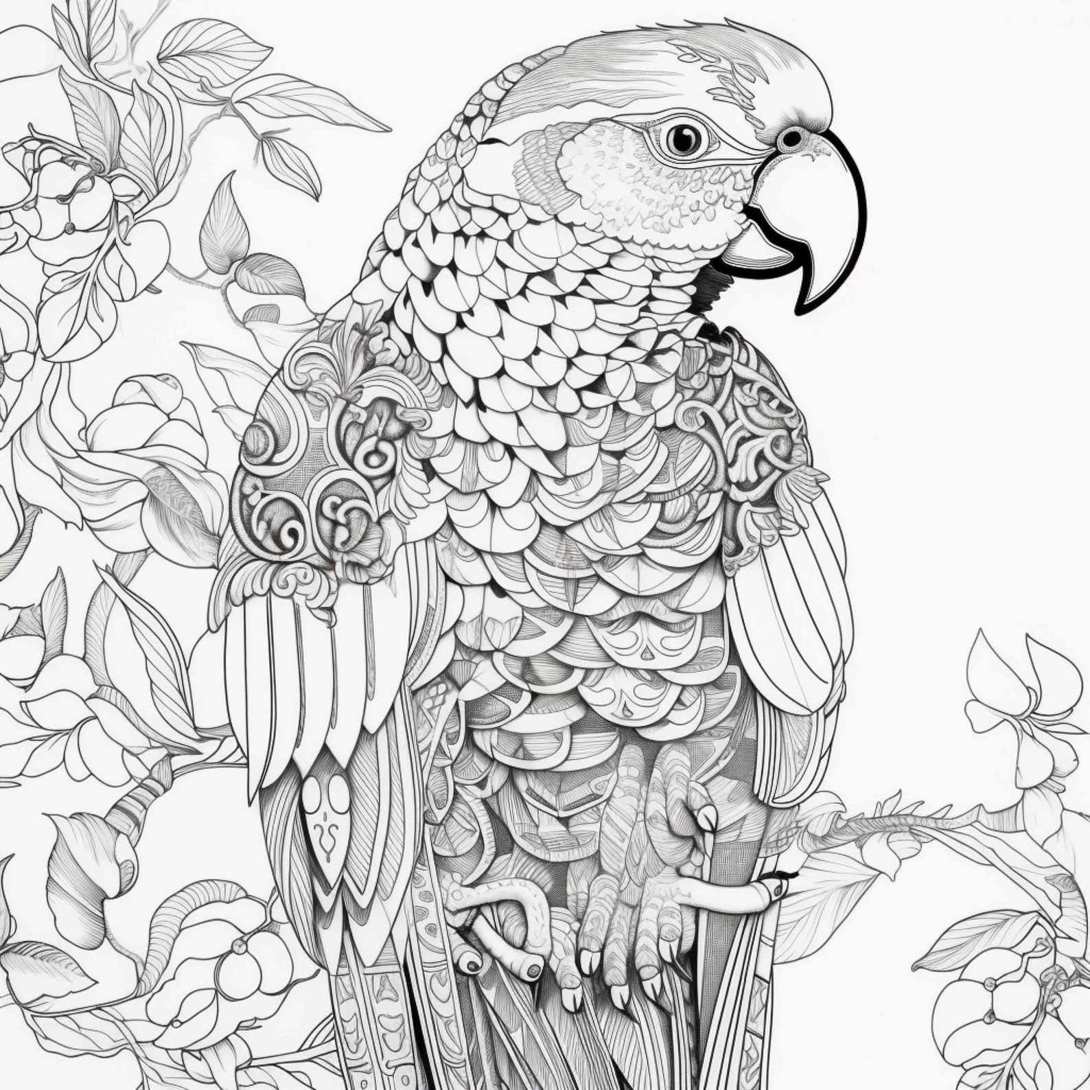 65 Whimsical Wildlife Highly Detailed Colouring Pages of Adorable ...