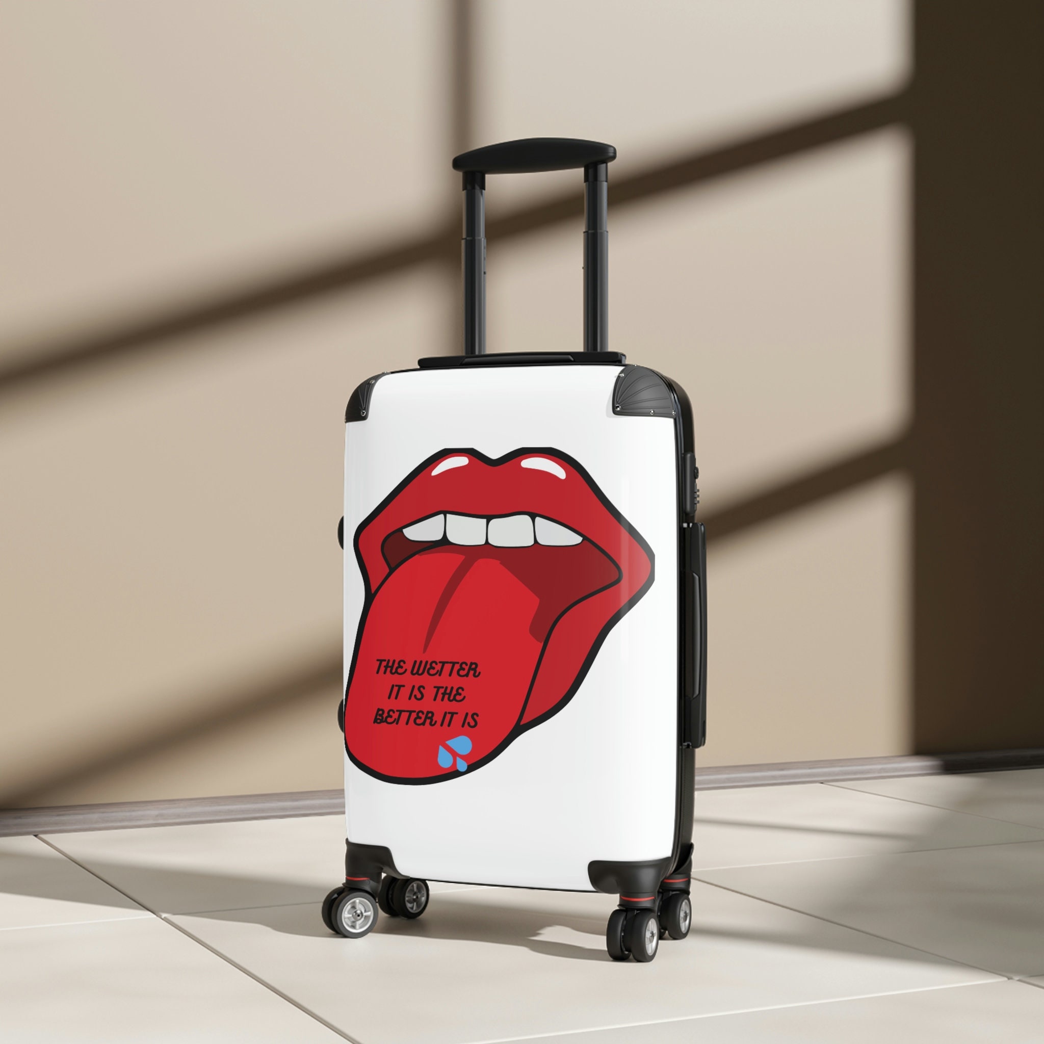 The wetter it is the better it is....Suitcases sold by Ana Sanfelippo ...