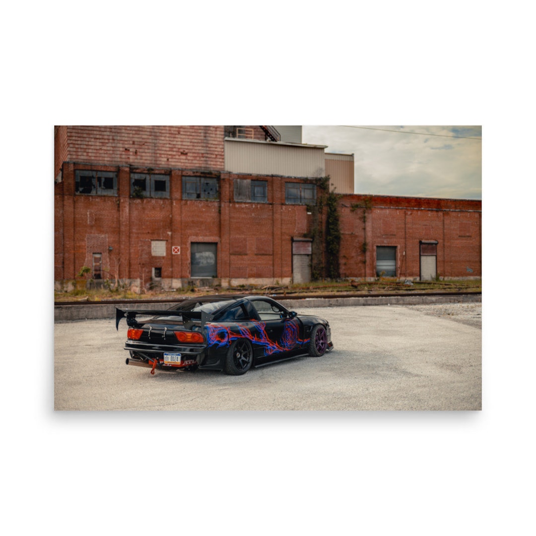 Nissan Sil80 240SX Drift Car Poster - Photo Paper Poster Wall Art - Etsy