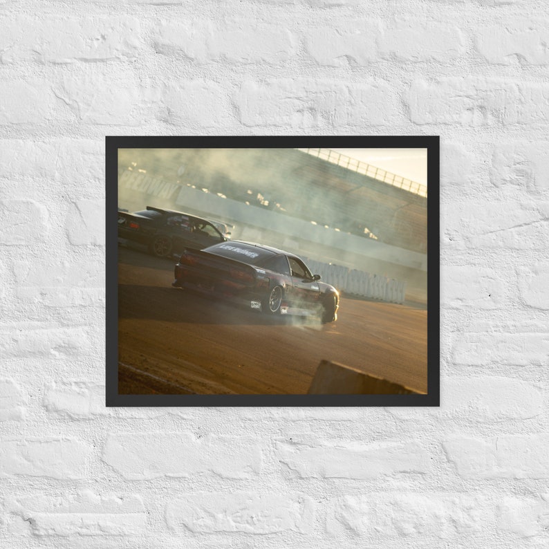 JDM Drifting Nissan 240sx - Framed Photo Paper Poster - Etsy