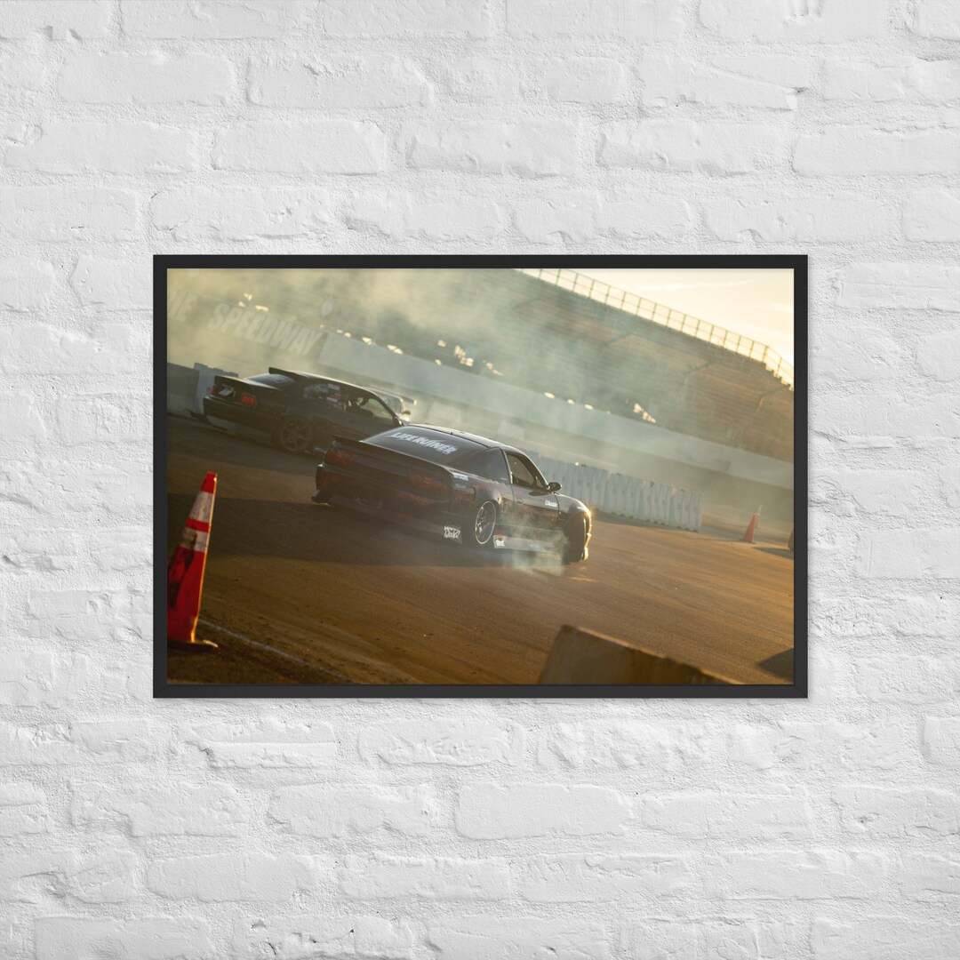 JDM Drifting Nissan 240sx - Framed Photo Paper Poster - Etsy