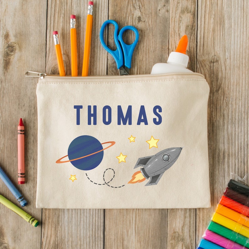 Personalized Pencil Pouch for Kids Custom Pencil Case and - Etsy