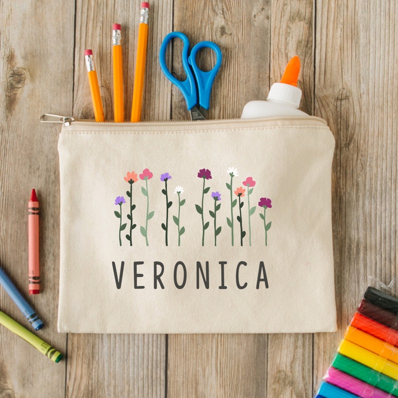 Personalized Pencil Pouch for Kids Custom Pencil Case and - Etsy