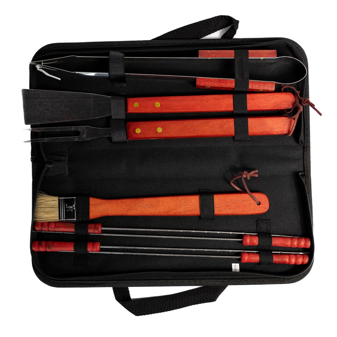 Father's Day Gift - BBQ Set, Personalized Grill Set With Carrying Bag ...
