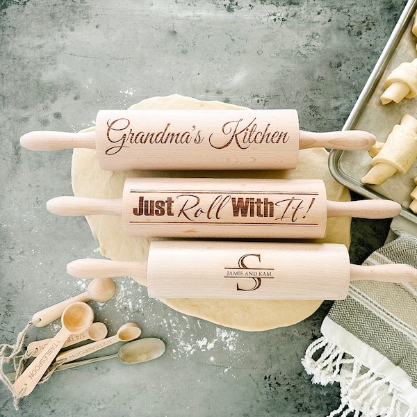 Rolling Pin Engraved - Etsy