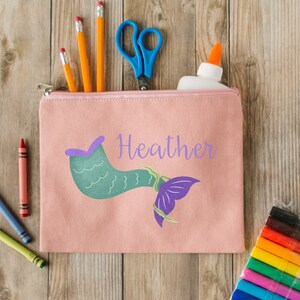 Personalized Pencil Pouch for Kids Custom Pencil Case or Pen Bag With ...