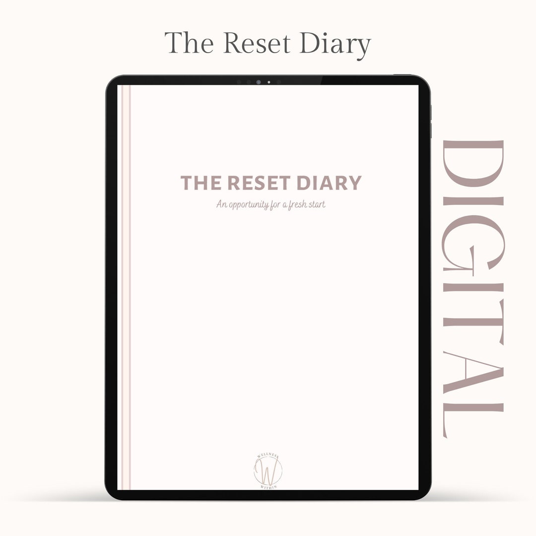 The ULTIMATE 2025 RESET DIARY | New Year Resolutions Journal, New Year Reset, 2024 Reflection ...