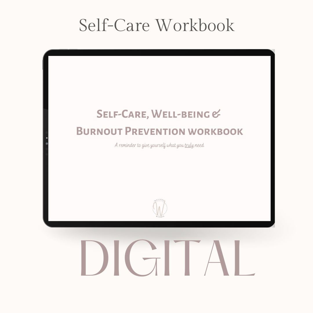 Self-care & Burnout Prevention Workbook (digital Download) - Etsy