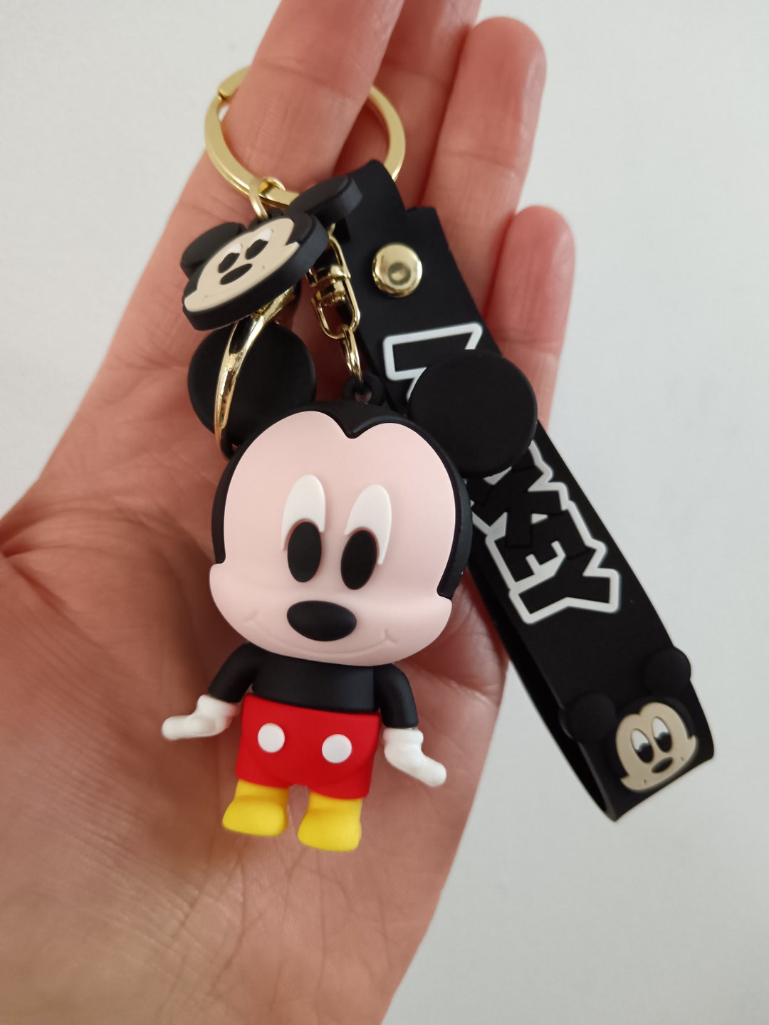Disney Character Charm Keyrings - Etsy UK