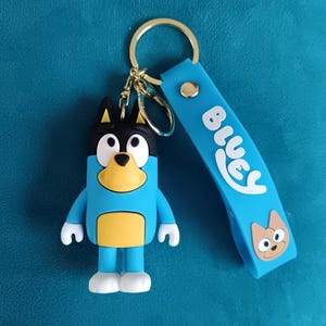 Bluey and Friends Key Rings / Bag Charms - Etsy UK