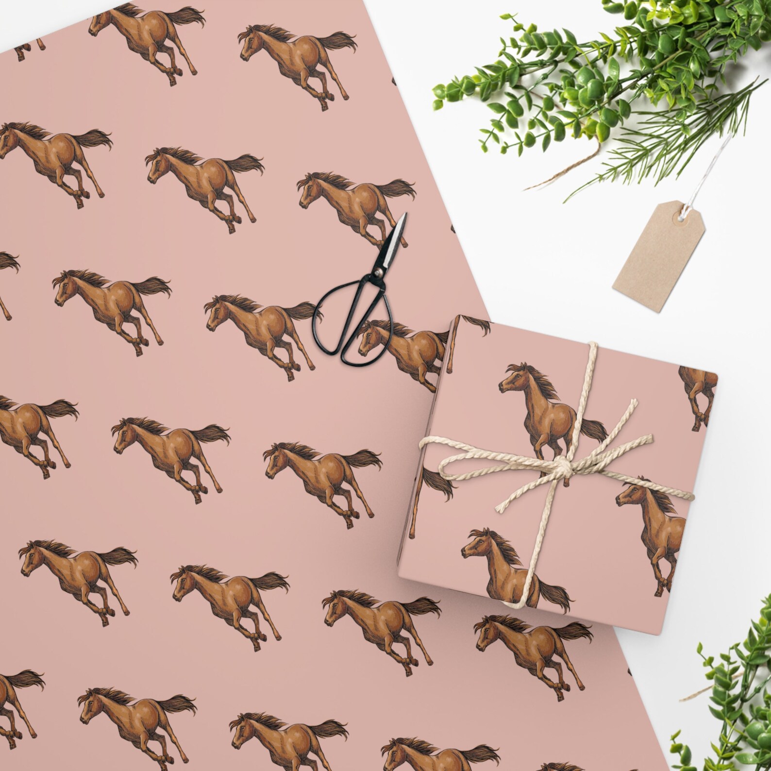 Regal Horse Wrapping Paper - Etsy